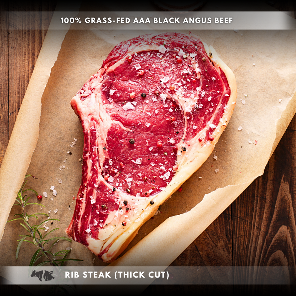 THICK CUT Rib Steak (Grass Fed)